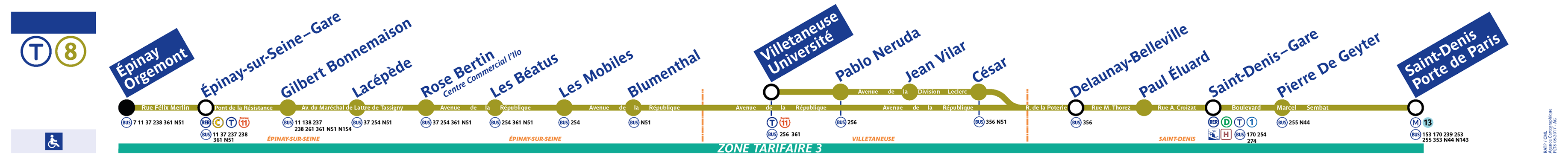 Ligne Tramway T8 | Transilien